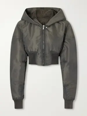 Rick Owens Padded Shell Bomber Jacket - Gray