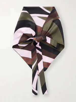 Emilio Pucci Printed Silk-twill Bandana - Multi