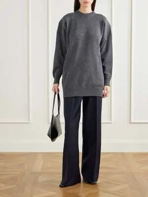 JIL SANDER Padded Wool-blend Sweater