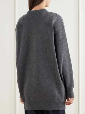 JIL SANDER Padded Wool-blend Sweater
