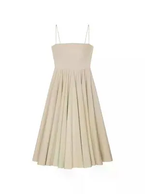 Givenchy Poplin Sliced Dress - Neutrals