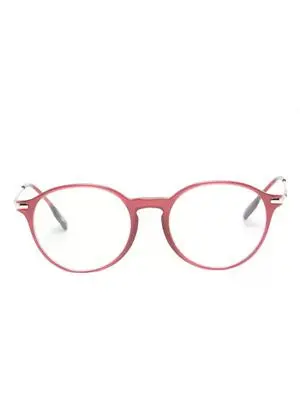 Burberry Round-frame Glasses - Red