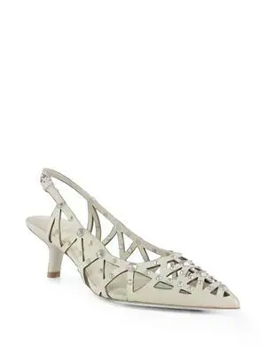 Ash Pointed-toe Stud-embellished Pumps