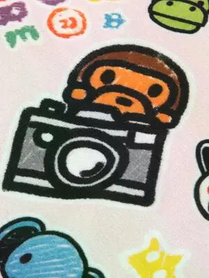 A BATHING APE Baby Milo Graphic-print Hoodie