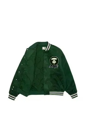 AAPE BY *A BATHING APE Logo-patch Varsity Jacket