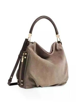 Borbonese Small Bice Suede Shoulder Bag