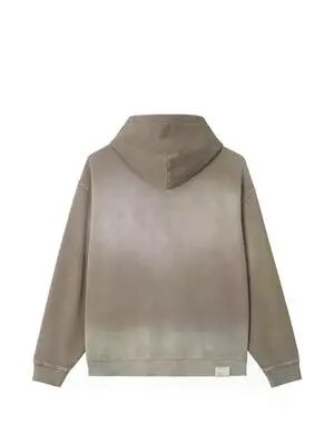 Izzue Faded-effect Graphic-print Hoodie