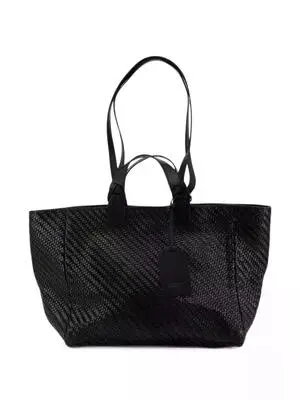 IBELIV Medium Elmio Interwoven Shoulder Bag - Black