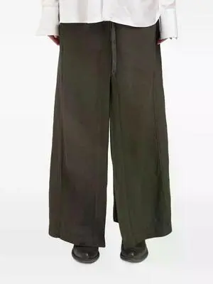 Andrea Ya'aqov Drawstring-waist Front-slit Maxi Skirt