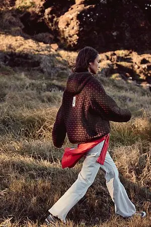 Free People Square Up Fleece Pullover