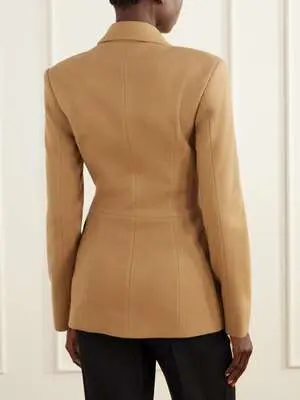 Tove Eton Paneled Wool And Cashmere-blend Jacket