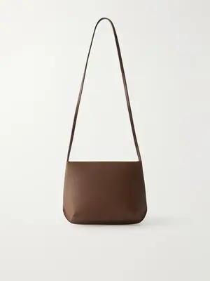 FANE Loge Leather Shoulder Bag Brown