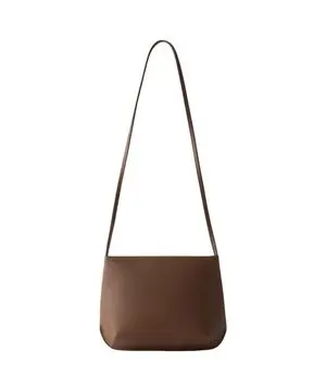 FANE Loge Leather Shoulder Bag - Brown