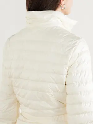 Burberry Belted Quilted Padded Shell Hooded Jacket