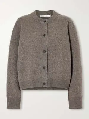 Studio Nicholson Arvine Wool And Cashmere-blend Cardigan - Gray