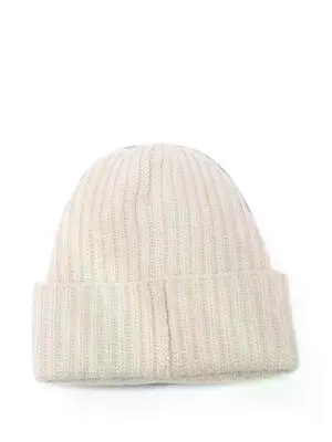 Agnona Ribbed-knit Beanie Hat