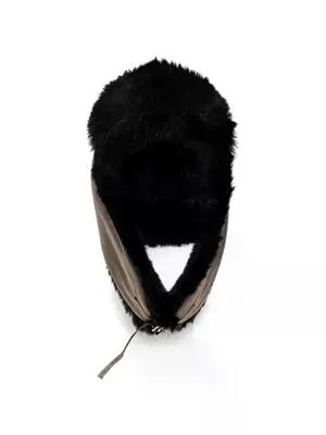 BY MALENE BIRGER Rolla Faux-fur Trim Hat - Brown