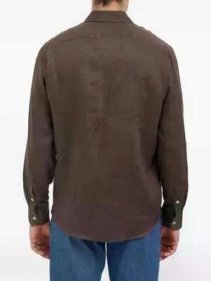 DANIELE ALESSANDRINI Button-down Linen Shirt