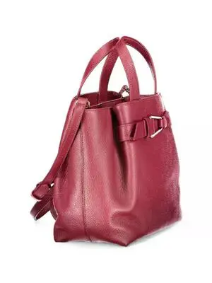 COCCINELLE Buckle-detail Leather Tote Bag - Pink