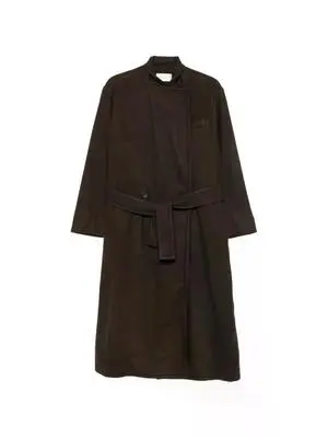 Kristensen Du Nord Belted Cashmere Coat - Brown