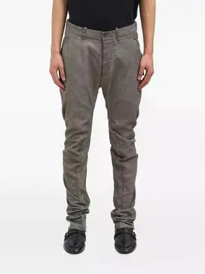 Masnada Slim-fit Panelled Trousers - Grey