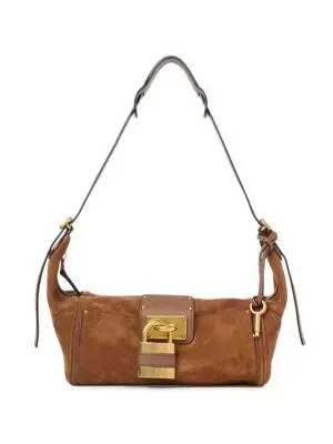Chloé Paddington Suede Shoulder Bag - Brown