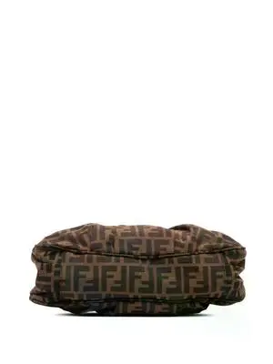 Fendi 2000-2010 Small Zucca Canvas Mia Chain Tote Bag