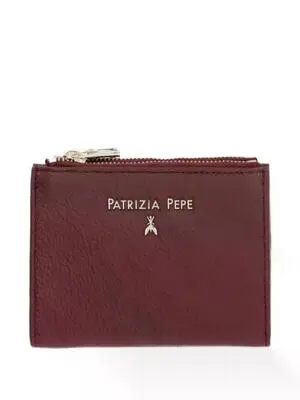 Patrizia Pepe Logo-plaque Leather Wallet - Red