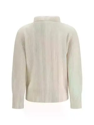 FORTE_FORTE Ribbed Half-zip Jumper
