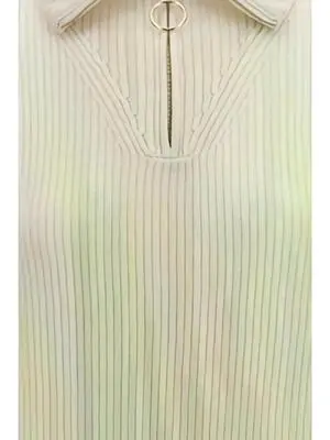 FORTE_FORTE Ribbed Half-zip Jumper