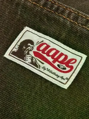 AAPE BY *A BATHING APE Logo-patch Straight-leg Jeans