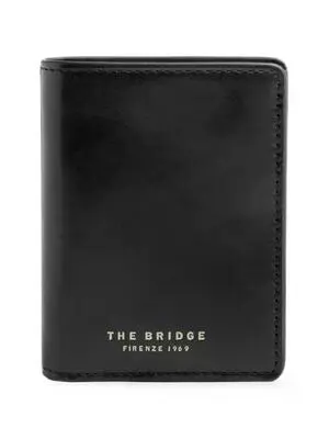 THE BRIDGE Lara Leather Bifold Wallet - Black