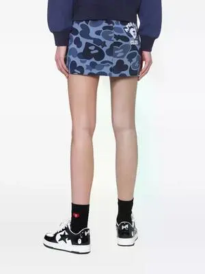 AAPE BY *A BATHING APE Camouflage-print Mini Skirt