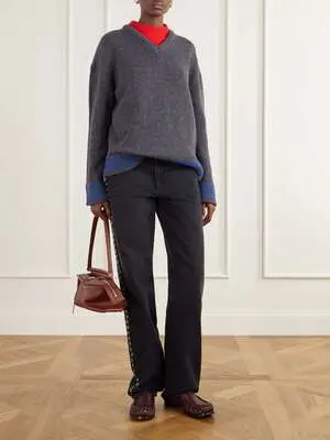 Marni Embellished Mid-rise Straight-leg Jeans