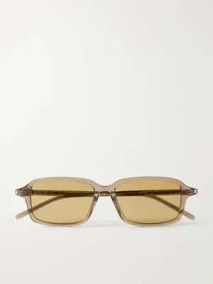 Saint Laurent Sl 938 Square-frame Recycled-acetate Sunglasses - Brown