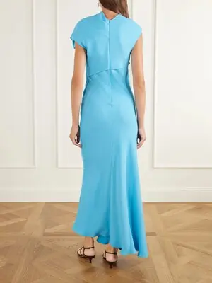 Tove Ara Draped Stretch-jersey Maxi Dress
