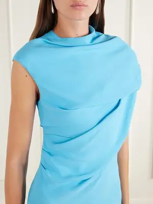 Tove Ara Draped Stretch-jersey Maxi Dress