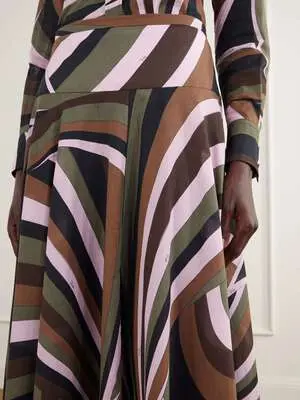 Emilio Pucci Printed Cotton-muslin Maxi Skirt