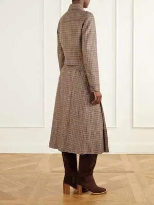 Gabriela Hearst Thereza Houndstooth Wool And Silk-blend Blazer