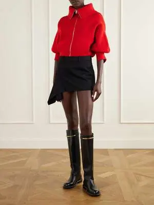Givenchy Wool And Cashmere-blend Zip-up Cardigan