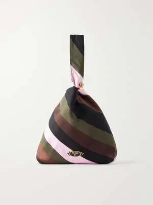 Emilio Pucci Emilio Printed Silk-twill Clutch Bag - Multi