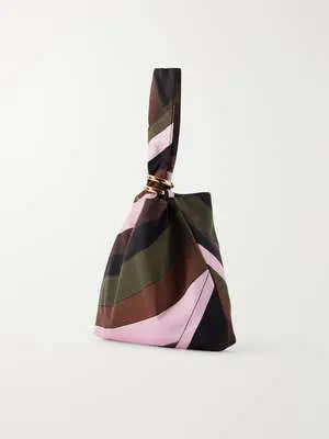 Emilio Pucci Emilio Printed Silk-twill Clutch Bag