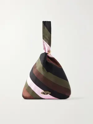 Emilio Pucci Emilio Printed Silk-twill Clutch Bag - Multi
