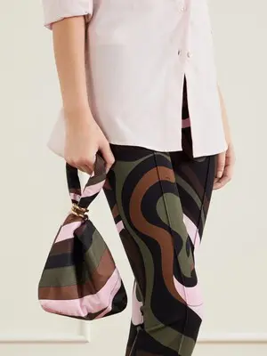 Emilio Pucci Emilio Printed Silk-twill Clutch Bag - Multi