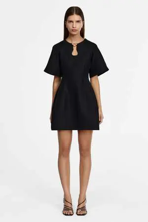 Acler Picts Mini Dress - Black