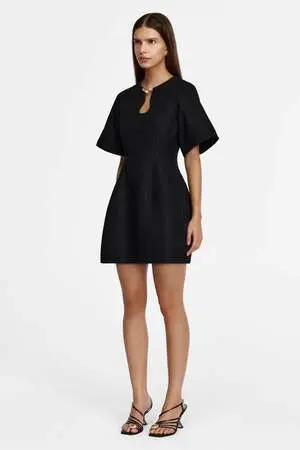 Acler Picts Mini Dress - Black