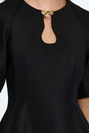 Acler Picts Mini Dress - Black