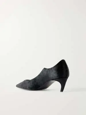 Khaite Valerie 55 Calf Hair Pumps