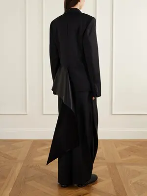 JW Anderson Satin-trimmed Wool-twill Jacket