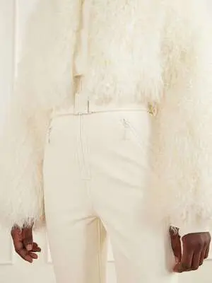 Cordova Nozawa Shearling And Shell Ski Suit - Ecru